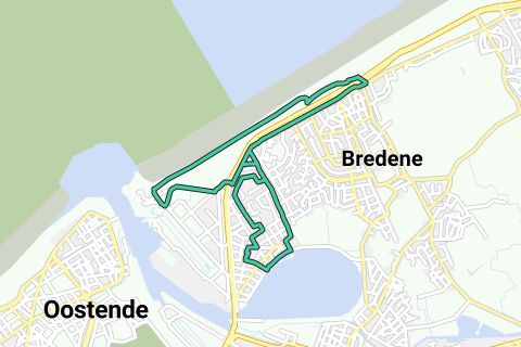 De Vuurtorenwijk en een stukje van Bredene - Wandelroute | RouteYou