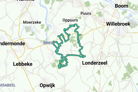 Meanderroute langs Grote Molenbeek en Klaverbeek - Fietsroute | RouteYou