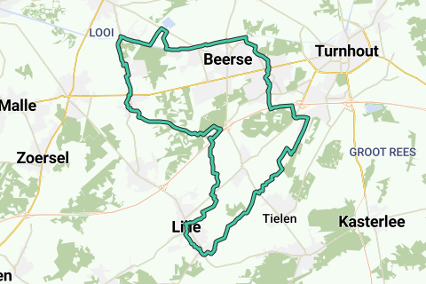 Fietsvriendelijke route rondom De Lilse Bergen - Recreatieve fietsroute ...