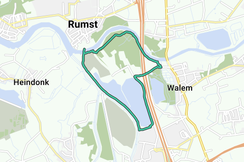 3 rivieren rumst - Wandelroute | RouteYou
