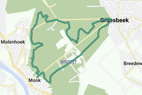 Wandelen bij Mook. - Wandelroute | RouteYou
