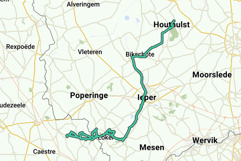 Kemmelberg-Rode Berg-Zwarte Berg-Catsberg - Fietsroute | RouteYou