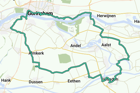 land van Heusden en Altena - Fietsroute | RouteYou
