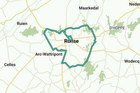 Fiertel Ronse - Recreatieve wandelroute | RouteYou