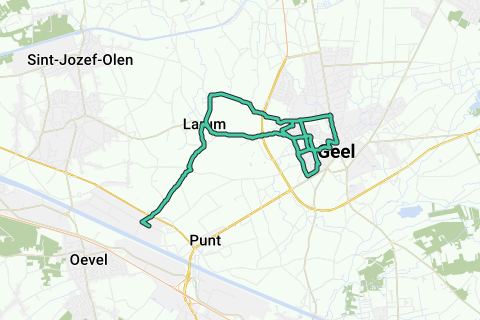 examenroute geel - Toermotorroute | RouteYou