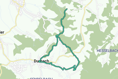 Wanderung in Oberkirch entlang Durbach. - Wanderweg | RouteYou