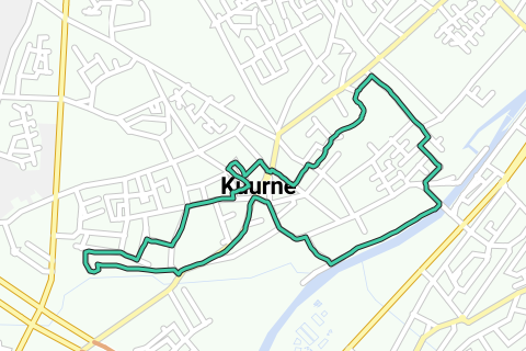 Wandelen doorheen de ezelsgemeente 'Kuurne' - Recreatieve wandelroute ...