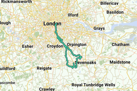 Kent ride - Cycle route | RouteYou
