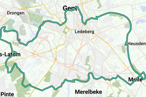 Ontdek het zuiden van Gent langs Fietsknooppunten - Recreatieve ...
