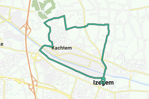 Parcours Triatlon Izegem - Fietsroute | RouteYou