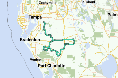 SouthRide_Long - Motorcycle and car route | RouteYou