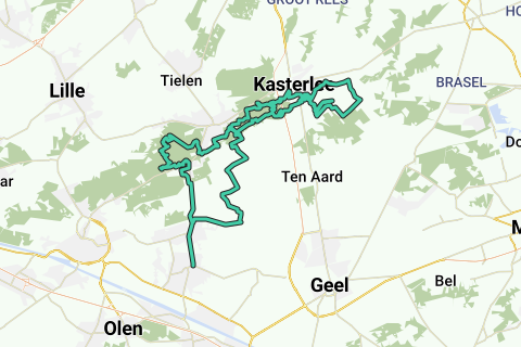 De hel van Kasterlee - Mountainbikeroute | RouteYou