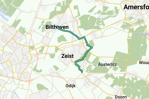 Driebergen-Zeist - Bilthoven route bos - Wandelroute | RouteYou