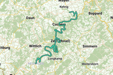 Panoramaroute langs de Moezel - Motor- en autoroute | RouteYou