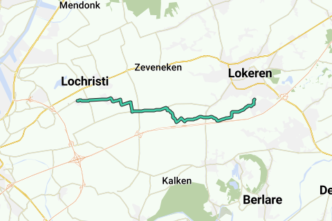 Lochristi - Bokmolenhoeve - Wandelroute | RouteYou
