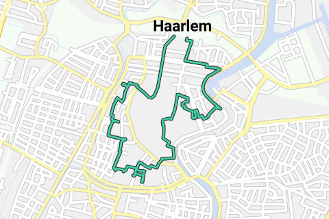 Hofjesroute Haarlem - Recreatieve wandelroute | RouteYou