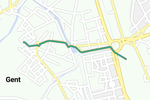 Gent-Dampoort Station - Vrijdagmarkt - Wandelroute | RouteYou