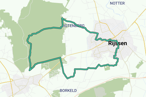 Trappend in en rond Rijssen-Holten (via o.a. LF-trajecten ...