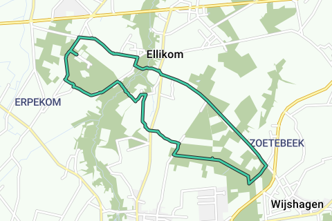 Peer erperheide 10 km - Wandelroute | RouteYou