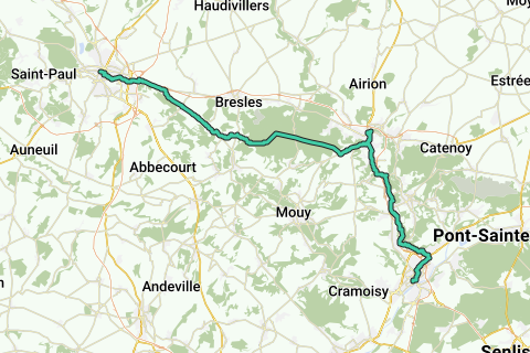 Creil - Beauvais - Balade à vélo | RouteYou