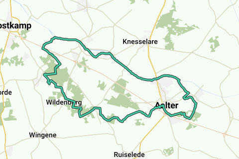 Aalter - Stadsfietsroute | RouteYou