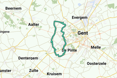 Lievegem - Recreatieve fietsroute | RouteYou