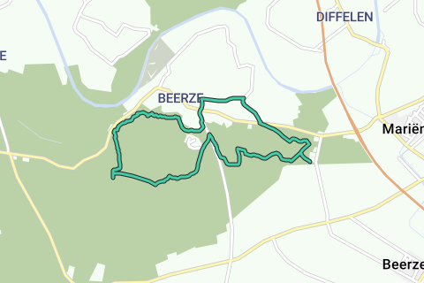 Rondje bij Beerze langs Beerze bulten - Wandelroute | RouteYou