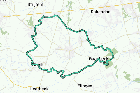 25,7 KM GAASBEEK - REGIO PAJOTTENLAND - Wandelroute | RouteYou