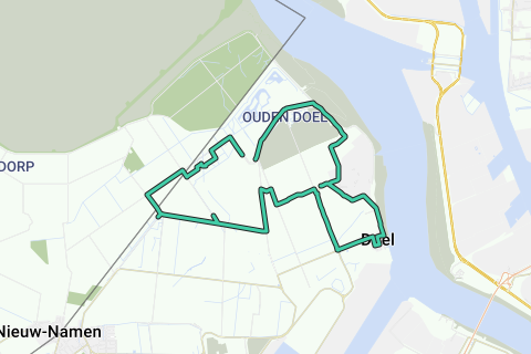 Doel - Prosperpolder - Wandelroute | RouteYou
