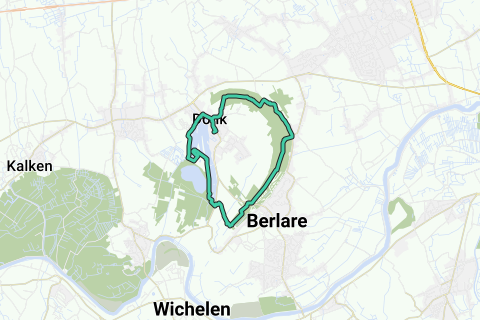 Turfputwandelroute Overmere - Berlare - Wandelroute | RouteYou