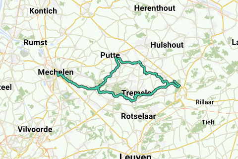 Betekom - Begijnendijk - Recreatieve fietsroute | RouteYou