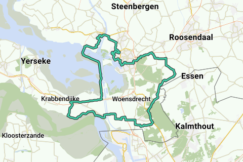 Fietsroute TC de Markies - Tholen-Oesterdam - Racefietsroute | RouteYou