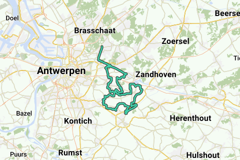 61 km Bloesemroute Ranst van/tot fietsknooppunt 20 - Fietsroute | RouteYou