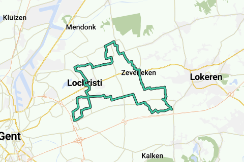 Lochristi fietsroute - Recreatieve fietsroute | RouteYou