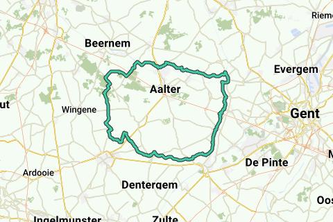 Merendree kanegem Aalter Brug - Racefietsroute | RouteYou