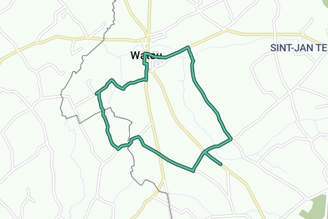 Watou: Bar Bernard - Helleketelbos - Warandepad - Watou dorp ...