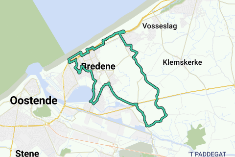 Bredene prikkeBreintje 20 km - Wandelroute | RouteYou