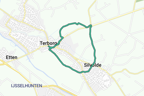 Terborg - Silvolde 7km (afgeleid) - Wandelroute | RouteYou