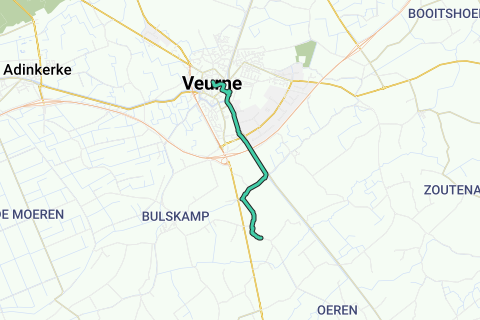 Steenkerke - Veurne - Wandelroute | RouteYou
