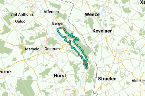Noord afkorting Arcen-Lottum - Recreatieve fietsroute | RouteYou