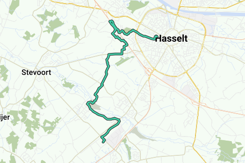 Alken - Hasselt van station naar station - Recreatieve wandelroute ...