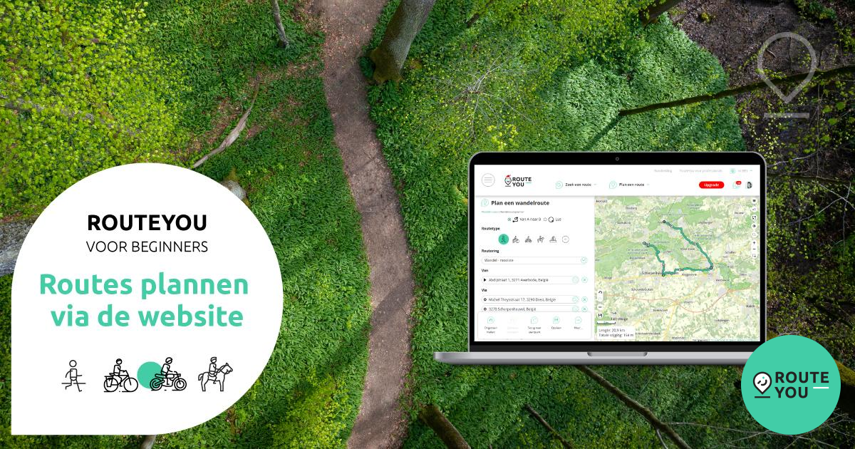 RouteYou Beginnersopleiding: Routes plannen via de website | RouteYou