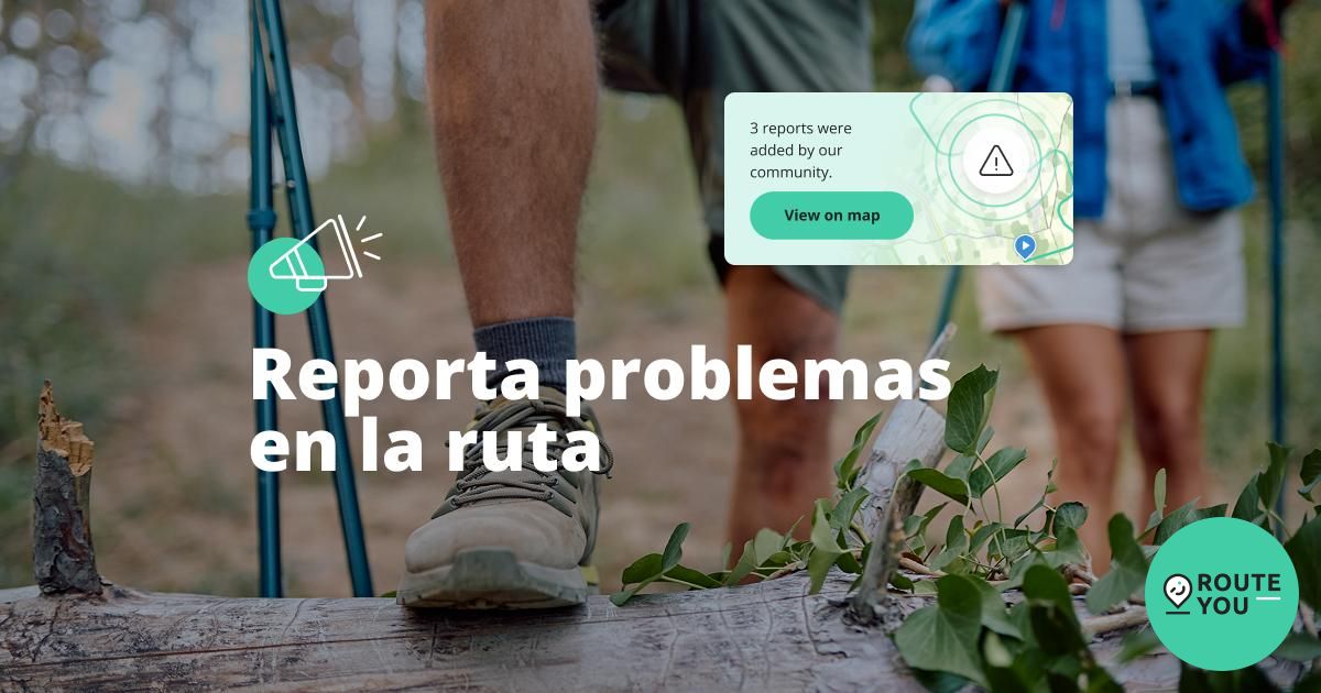 Nuevo en RouteYou: Informes de problemas | RouteYou
