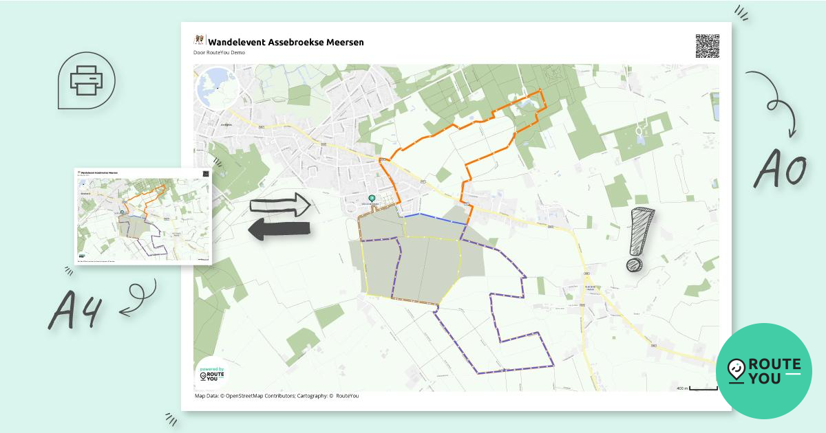 Visualisatie-optimalisatie van kaarten met meerdere routes | RouteYou