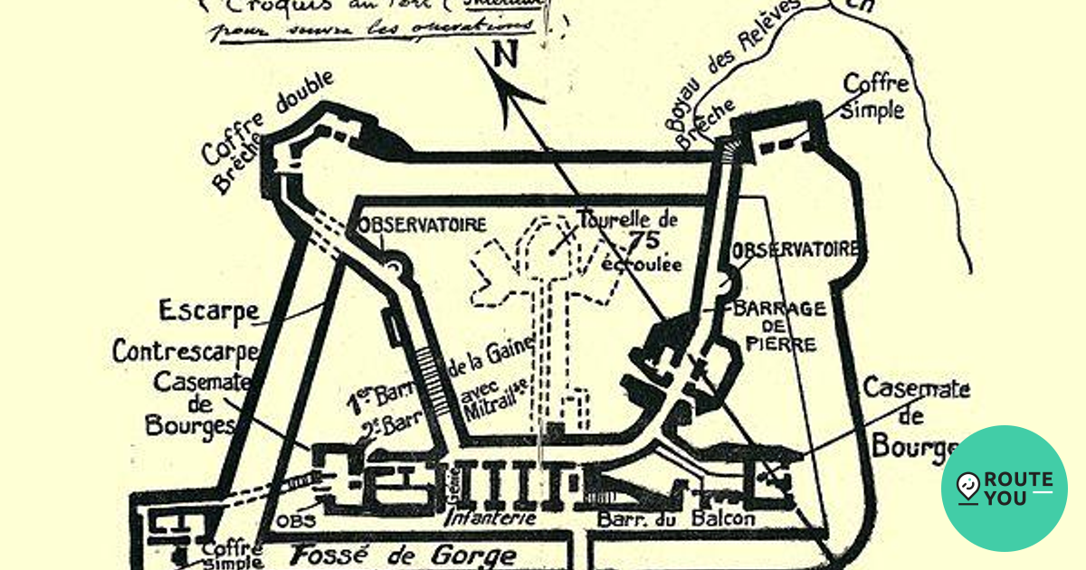 Fort de Vaux - Lugar histórico | RouteYou