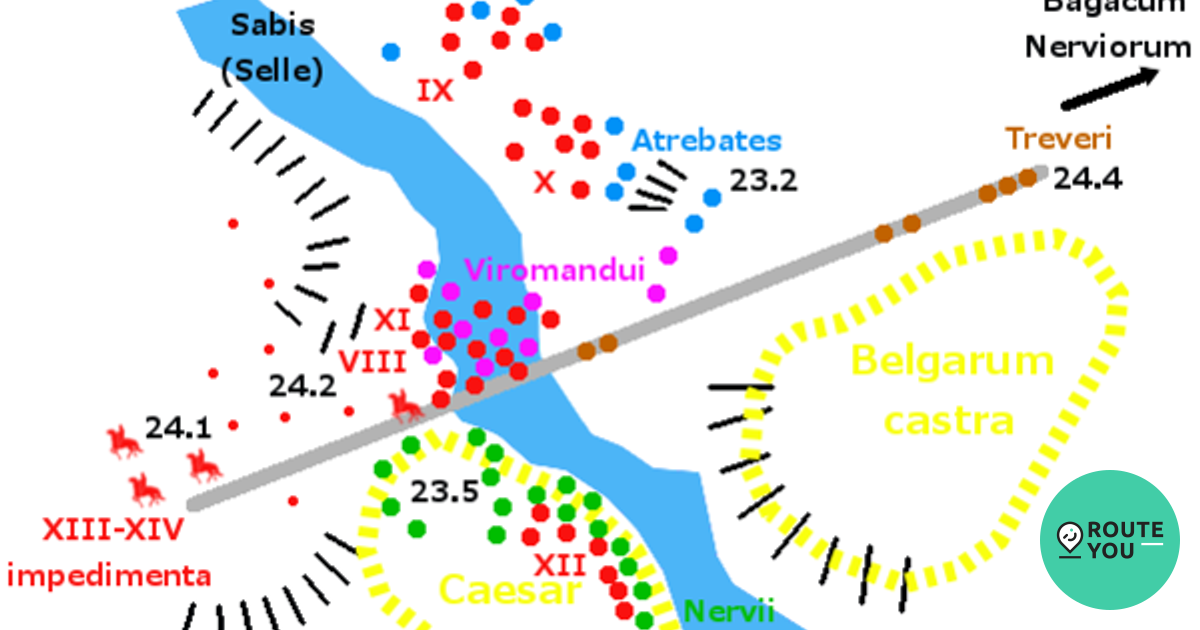 Bataille du Sabis - Bataille | RouteYou
