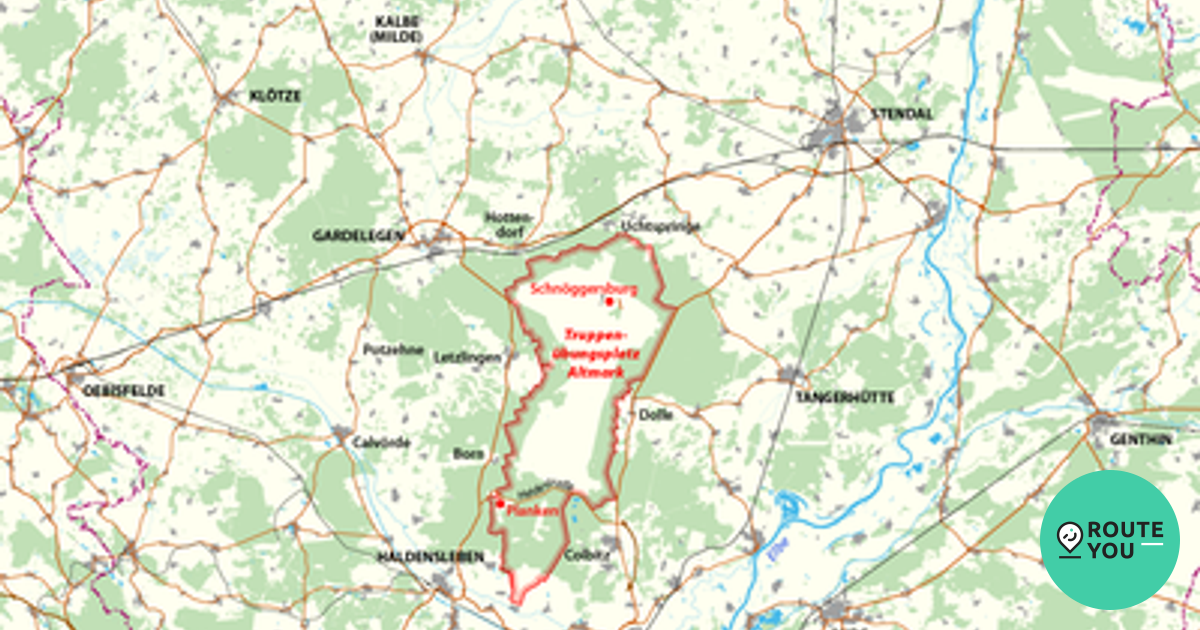 Truppenübungsplatz Altmark - POI | RouteYou