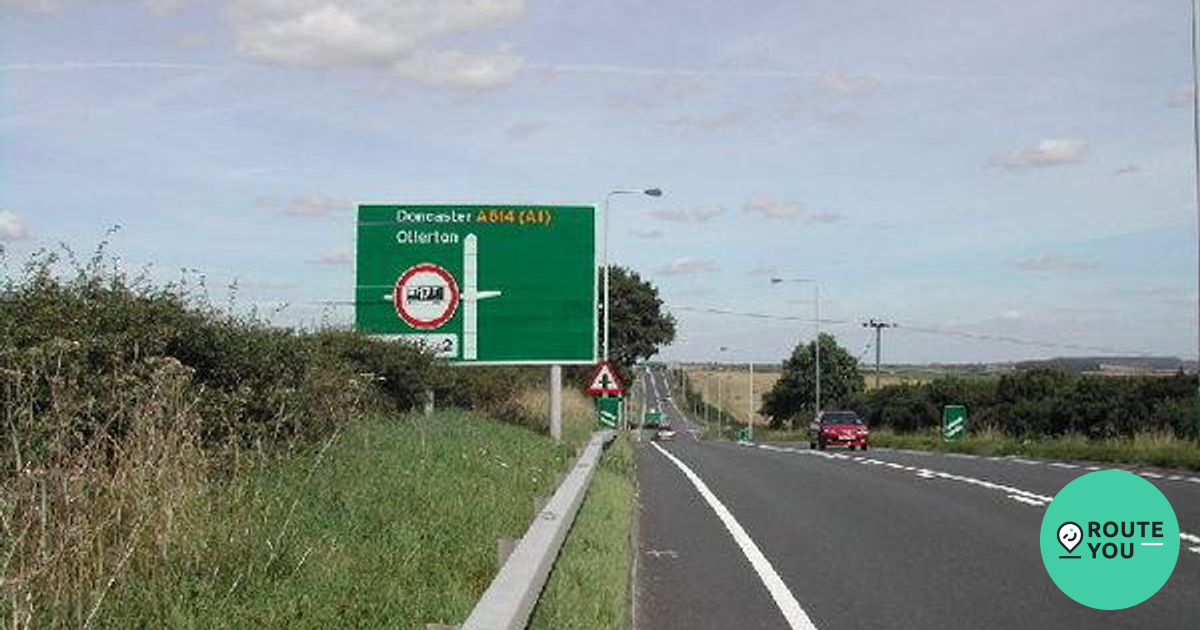 A614 road - Road | RouteYou