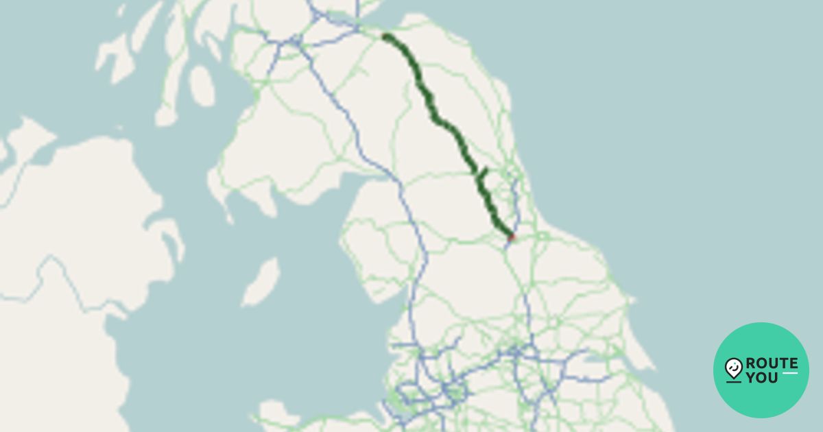 A68 road - Road | RouteYou