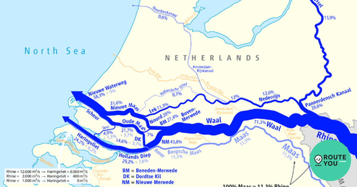 Rhein-Maas-Delta - Wasser | RouteYou